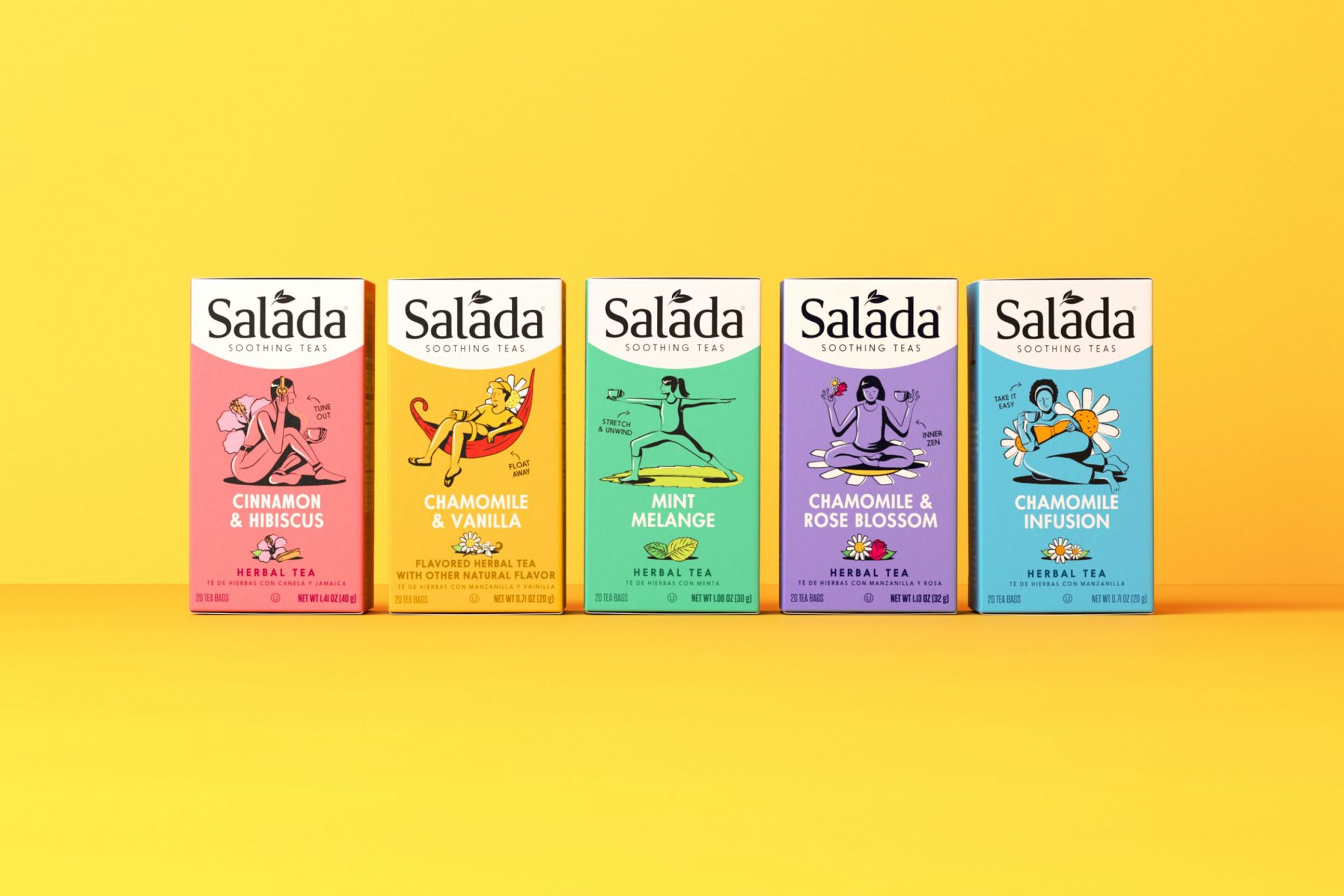 Salada Soothing Teas / peopleofdesign