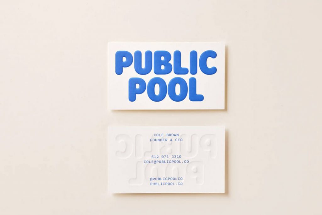 Public Pool identity / peopleofdesign